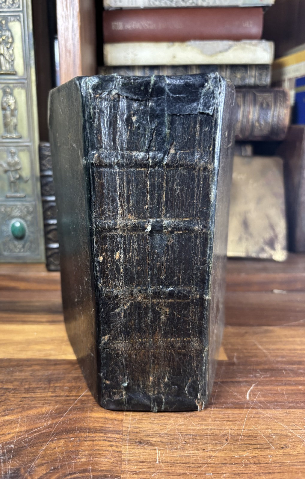 Dated 1725 KJV Duodecimo Bible Printed 1726, Oxford By John Baskett, H ...